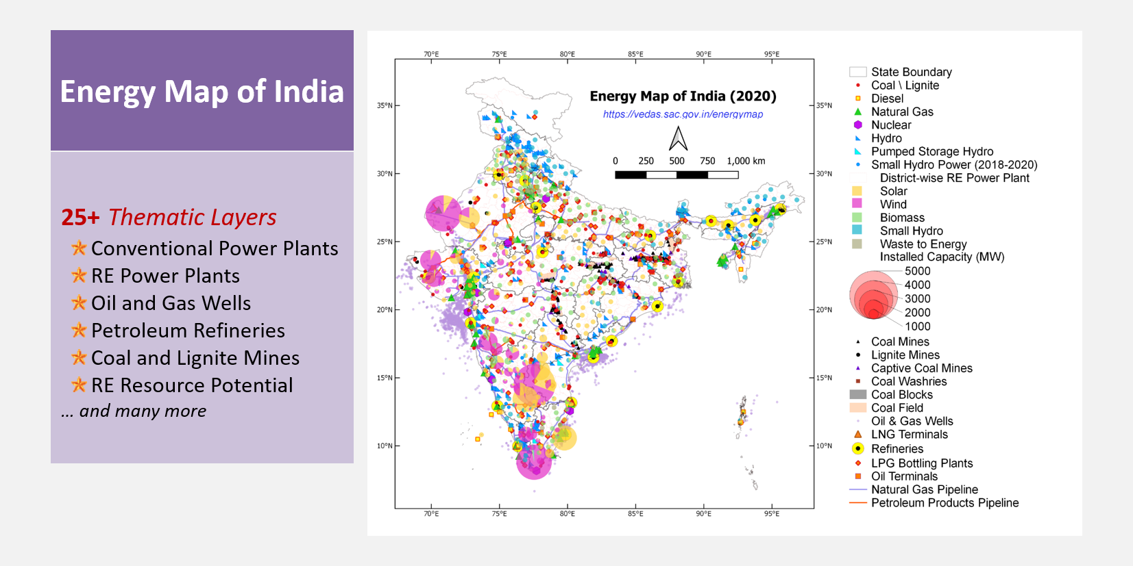 Energy Map of India