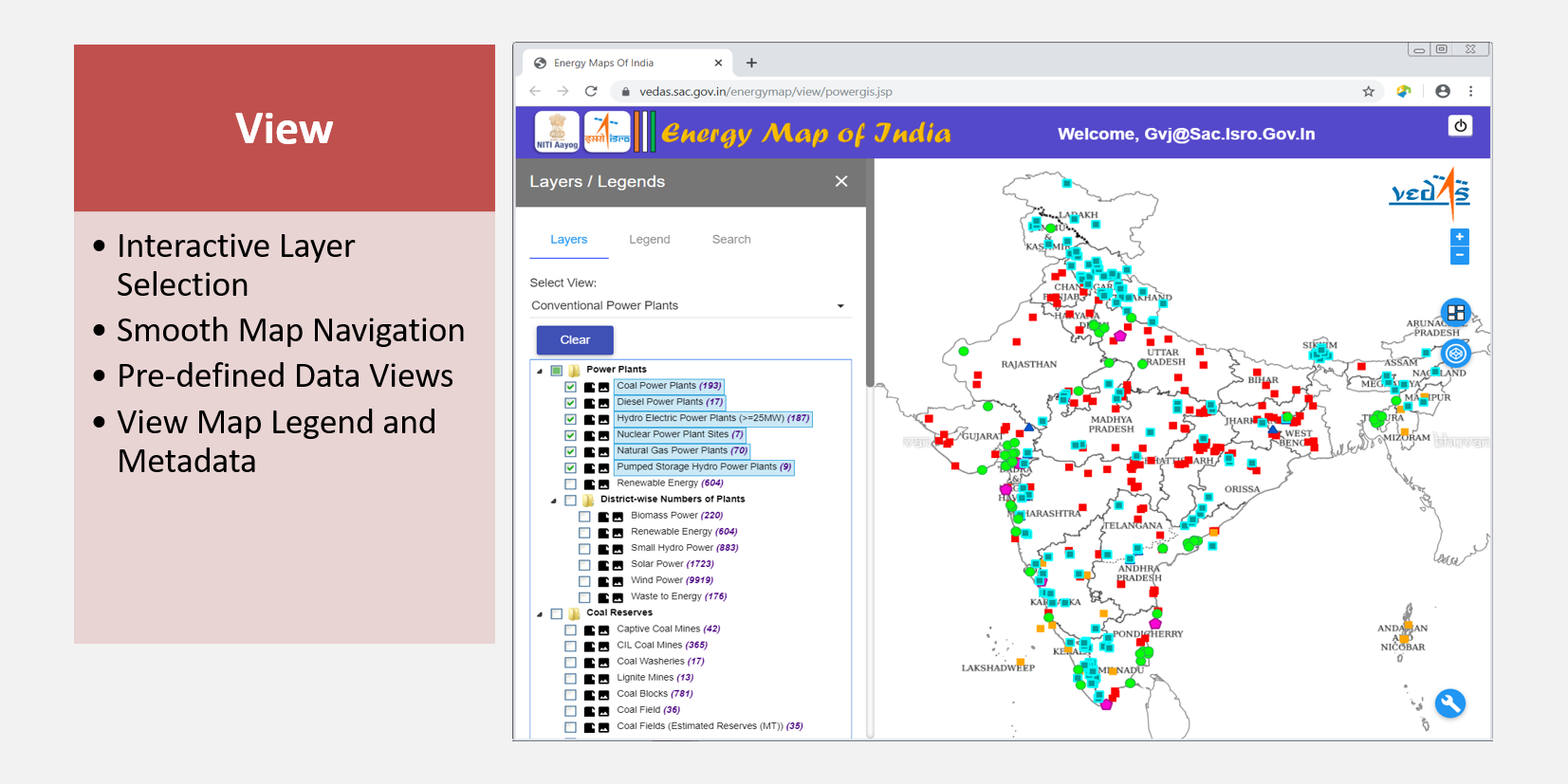 Energy Map of India