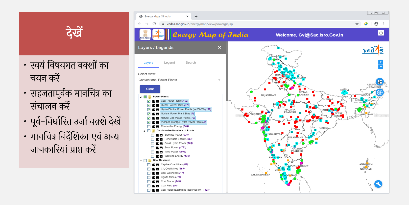 Energy Map of India